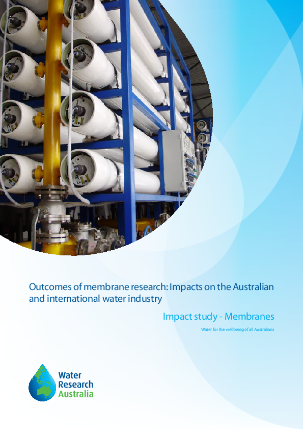 (PDF) Outcomes of membrane research: Impacts on the Australian and ...