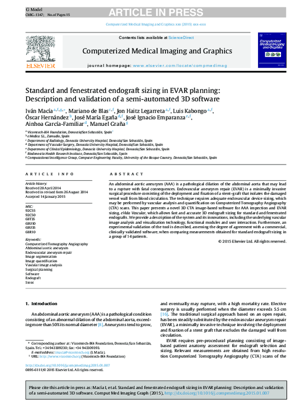 (PDF) Standard and fenestrated endograft sizing in EVAR planning ...