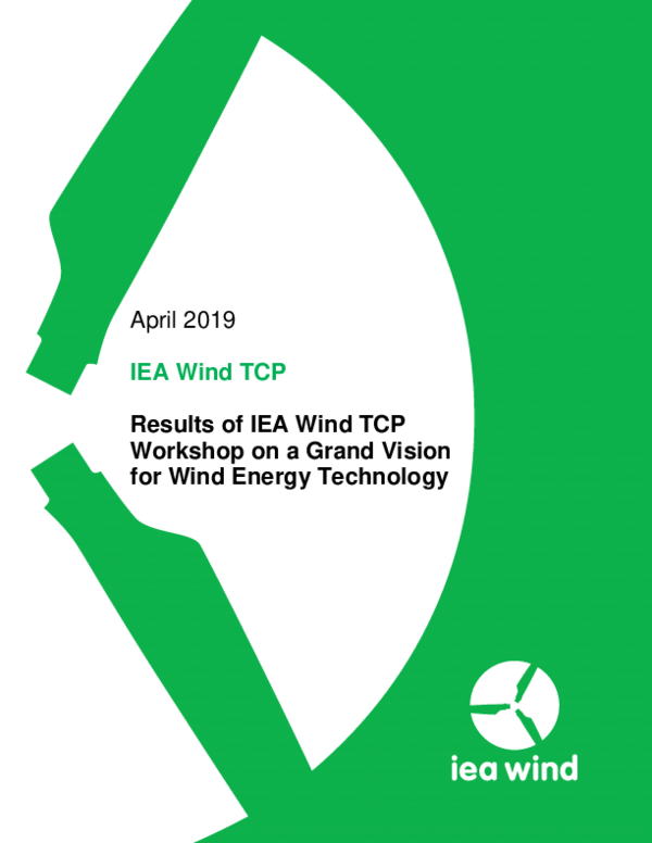 (PDF) IEA Wind TCP: Results of IEA Wind TCP Workshop on a Grand Vision ...