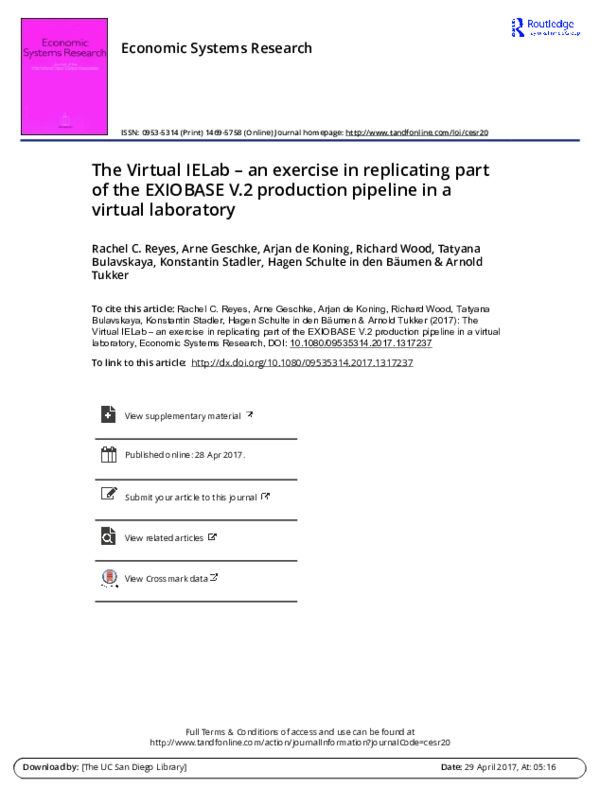 (PDF) The Virtual IELab – an exercise in replicating part of the ...