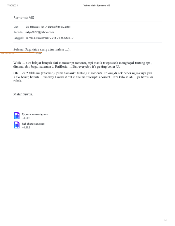 (PDF) Ramenta Morphology and Diversity in Rafflesia (Rafflesiaceae)