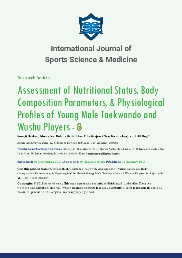 (PDF) Assessment of Nutritional Status, Body Composition Parameters ...