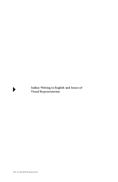 (PDF) Indian Writing in English and Issues of Visual Representation