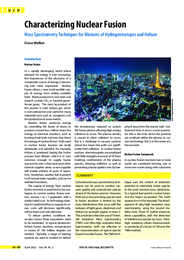 (PDF) Characterizing Nuclear Fusion