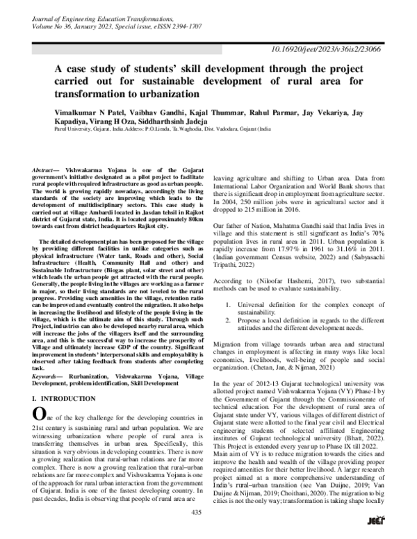 (PDF) A case study of students’ skill development through the project ...