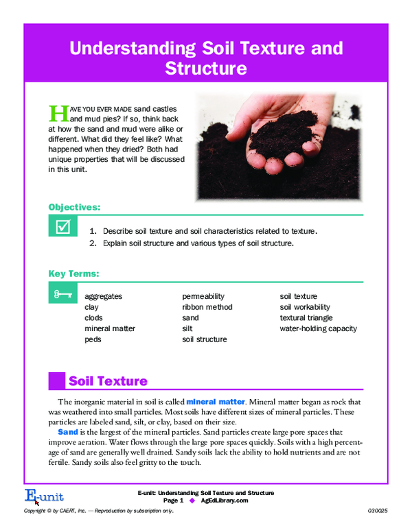 (PDF) LAB CONNECTION: Sedimentation Test of Soil Texture