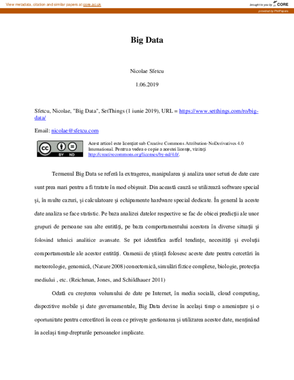 (PDF) Big Data