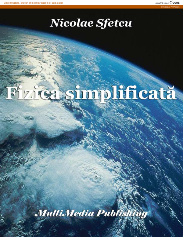 (PDF) Fizica simplificată