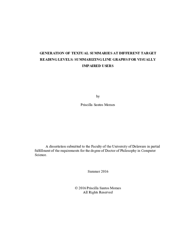 (PDF) Generation of textual summaries at different target reading levels: summarizing line ...