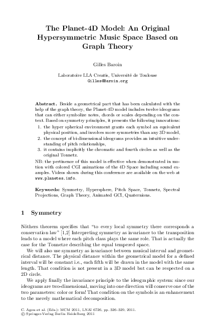 (PDF) The Planet-4D Model: An Original Hypersymmetric Music Space Based ...