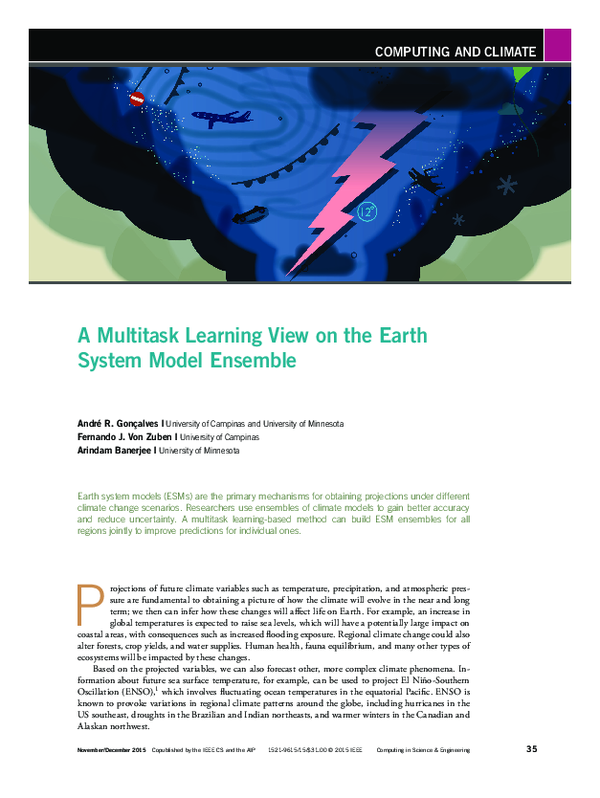 (PDF) A Multitask Learning View on the Earth System Model Ensemble