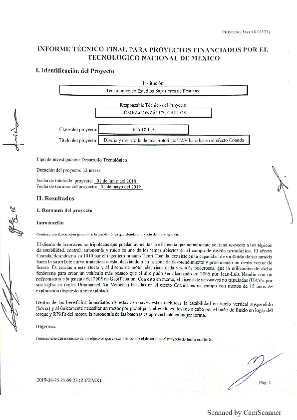 .18-PD Design and develop of three UAV prototypes based on the Coanda ...