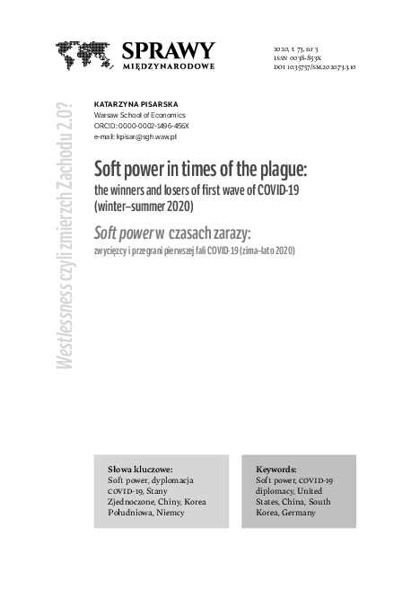 (PDF) Soft power in times of the plague: the winners and losers of ...