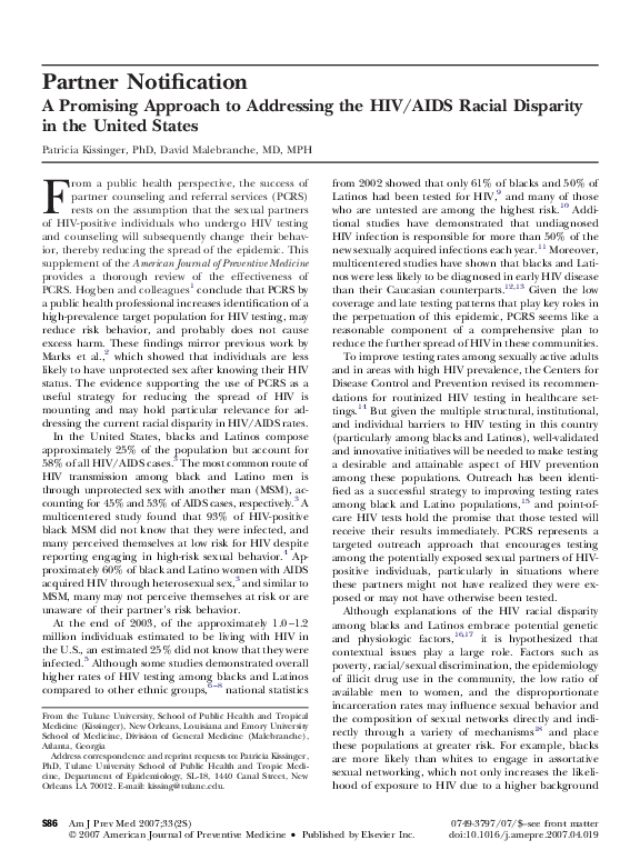 (PDF) Partner Notification