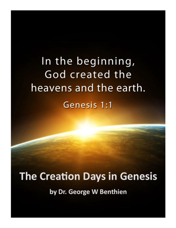 (PDF) The Creation Days in Genesis