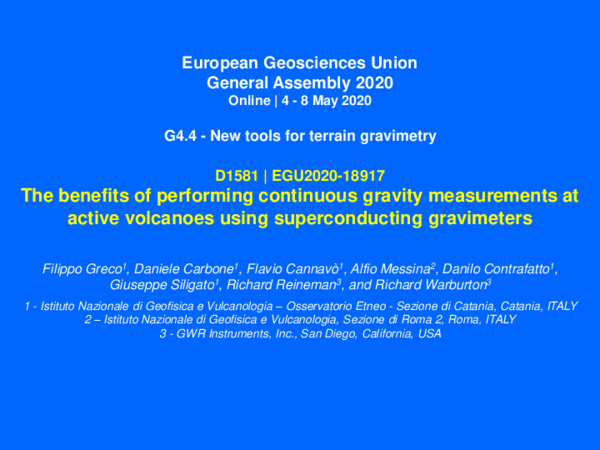 (PDF) The benefits of performing continuous gravity measurements at ...