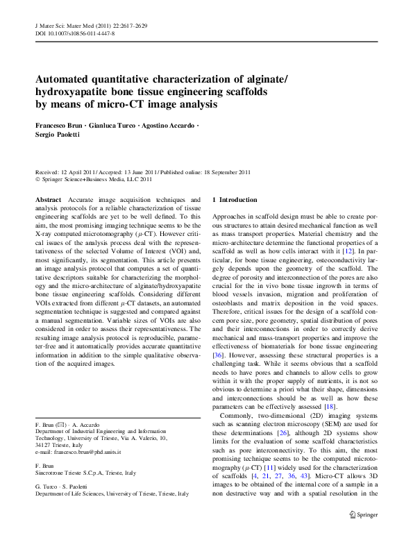 (PDF) Automated quantitative characterization of alginate ...