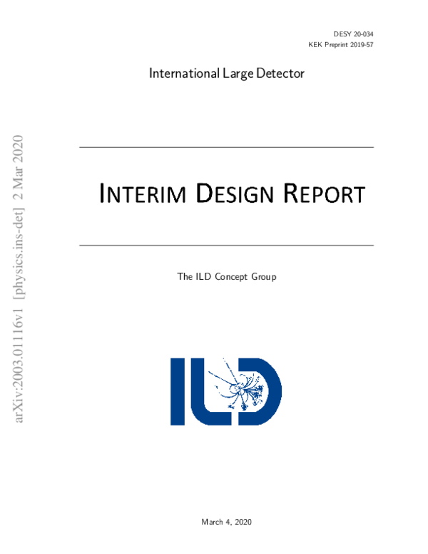 (PDF) International Large Detector: Interim Design Report