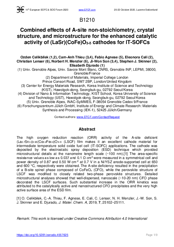 (PDF) Combined effects of A-site non-stoichiometry, crystal structure ... (PDF) Combined effects of A-site non-stoichiometry, crystal structure ...