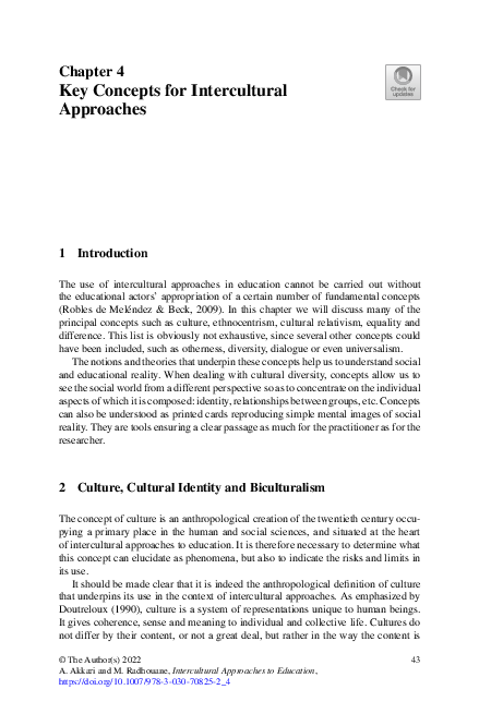(PDF) Key Concepts for Intercultural Approaches (PDF) Key Concepts for Intercultural Approaches