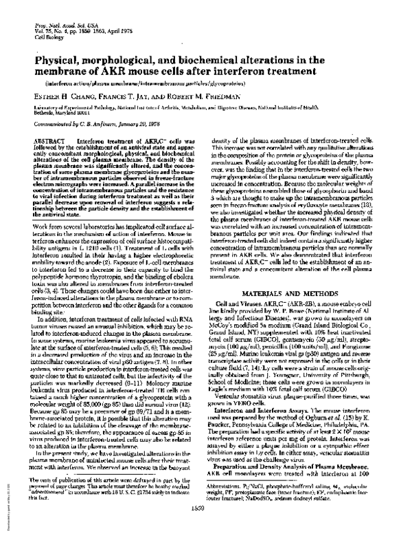 (PDF) Physical, morphological, and biochemical alterations in the ...