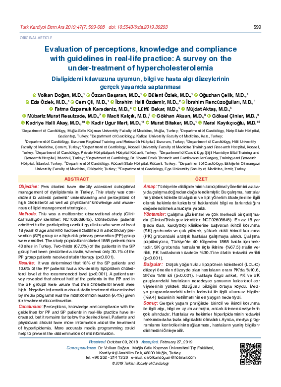 (PDF) Evaluation of Perceptions, Knowledge and Compliance with tHE ...