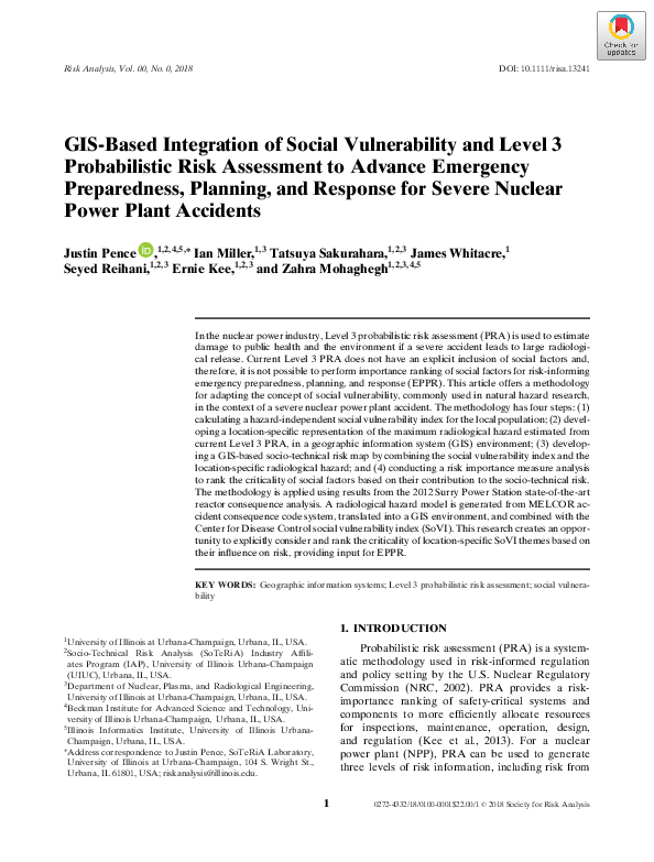 (PDF) GIS‐Based Integration of Social Vulnerability and Level 3 ...