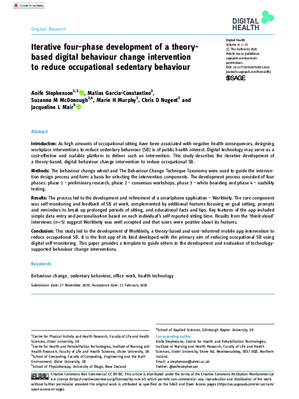 (PDF) Iterative four-phase development of a theory-based digital behaviour change intervention ...
