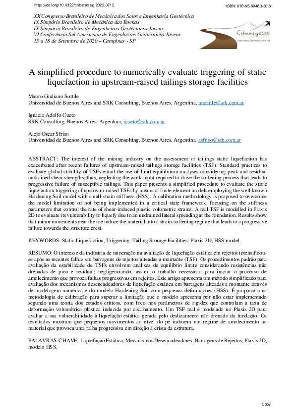 (PDF) A simplified procedure to numerically evaluate triggering of static liquefaction in ...