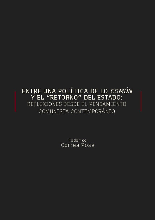 (PDF) Entre una política de lo común y el “retorno” del Estado ...