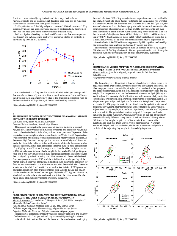 (PDF) Bioimpedance Vector Analysis as a Tool for Determination and Adjustment of Dry Weight in ...