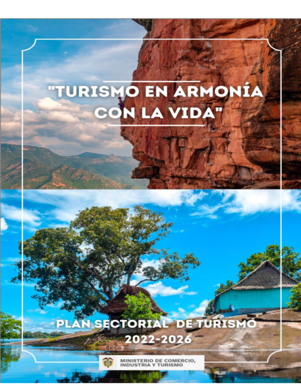 (PDF) Plan Nacional Sectorial Turismo 2022 - 2026