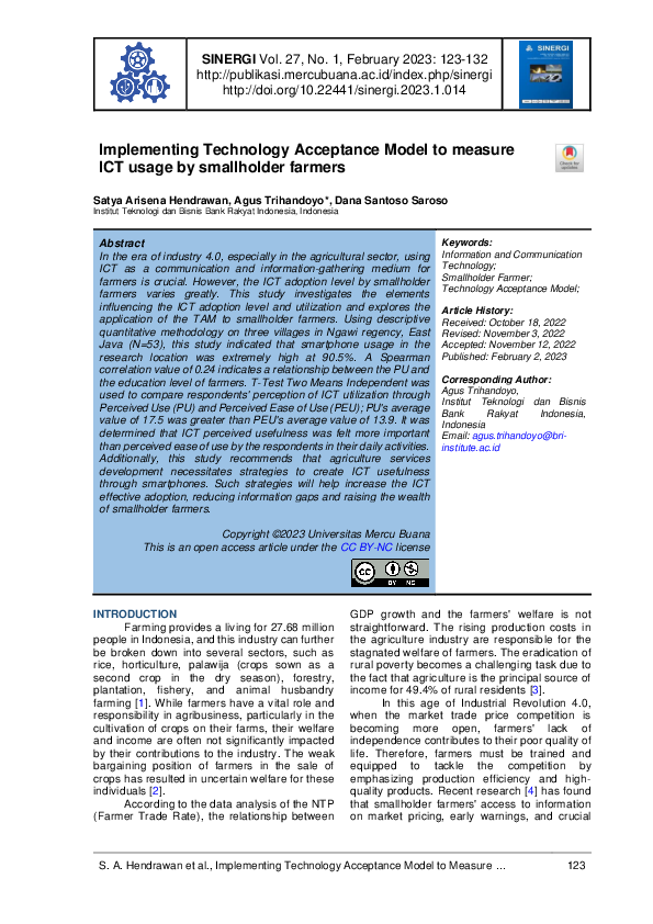 (PDF) Implementing Technology Acceptance Model to measure ICT usage by ...