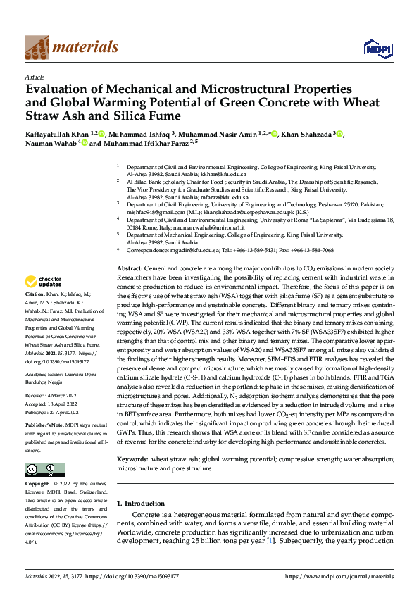 (PDF) Evaluation of Mechanical and Microstructural Properties and ...