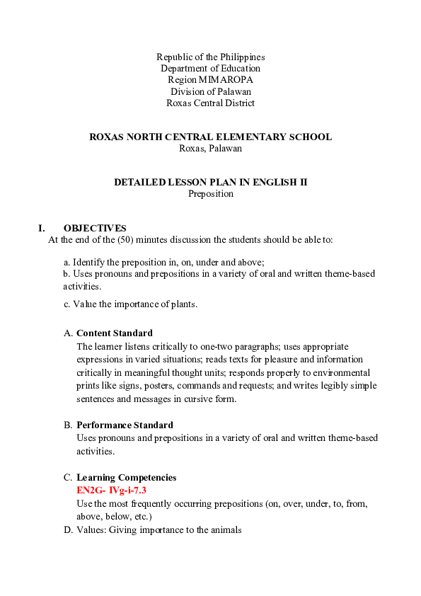 (DOC) Republic of the Philippines Department of Education Region ...