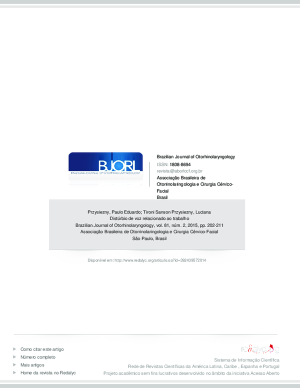 (PDF) Work-related voice disorder (PDF) Work-related voice disorder