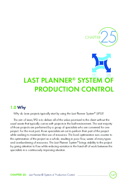 (PDF) The last planner system of production control