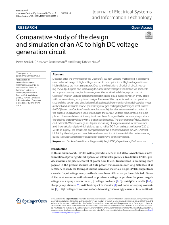 (PDF) Comparative study of the design and simulation of an AC to high ...