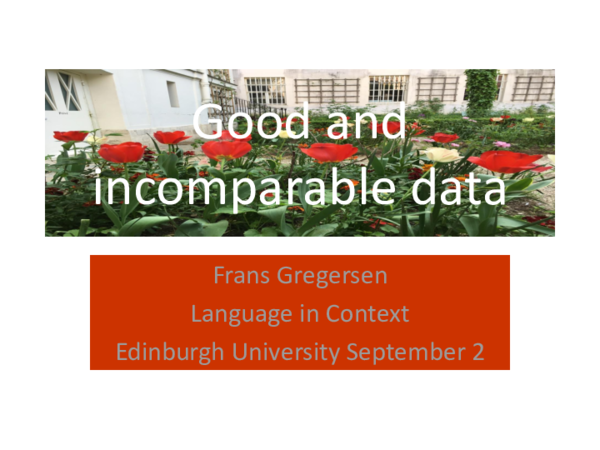 (PDF) A presentation made in Edinburgh to the Language and Context ...