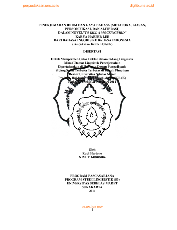 (PDF) PENERJEMAHAN IDIOM DAN GAYA BAHASA (METAFORA, KIASAN ...