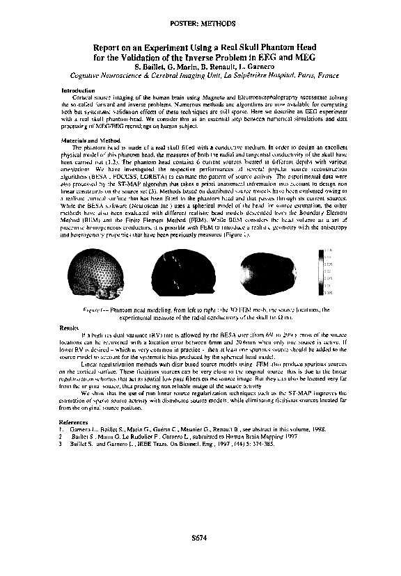 (PDF) Report on an Experiment Using a Real Skull Phantom Head for the ...