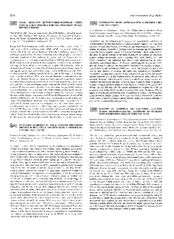 (PDF) Neotrofin™: Novel approach for Alzheimer's disease treatment