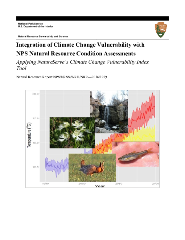 (PDF) Integration of climate change vulnerability with NPS natural ...