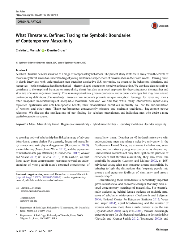 (PDF) What Threatens, Defines: Tracing the Symbolic Boundaries of ...