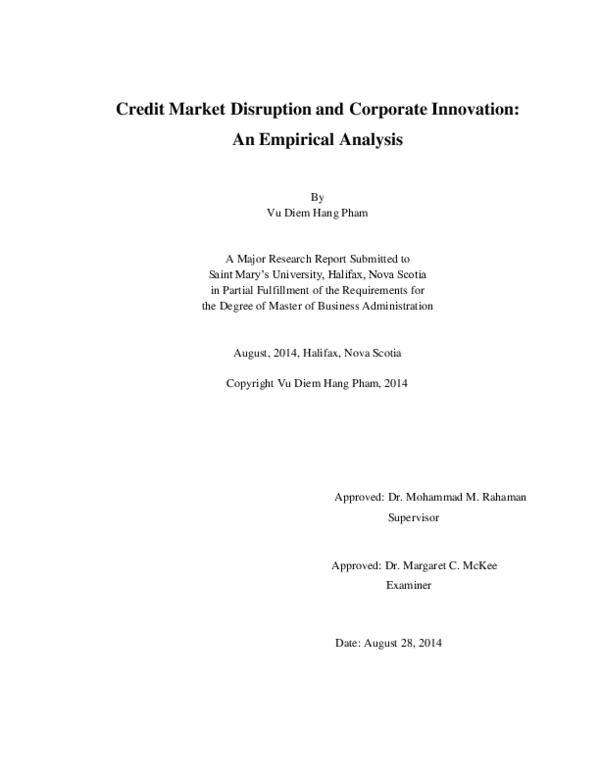 (PDF) An Empirical Analysis