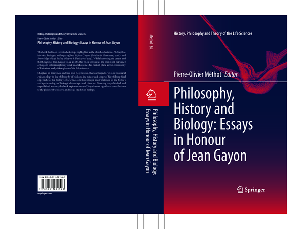(PDF) Philosophy, History and Biology: Essays in Honour of Jean Gayon ...