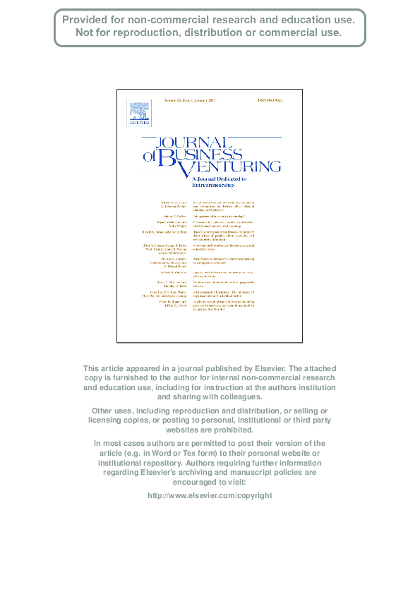 (PDF) Cross-national invariance of the entrepreneurial orientation scale