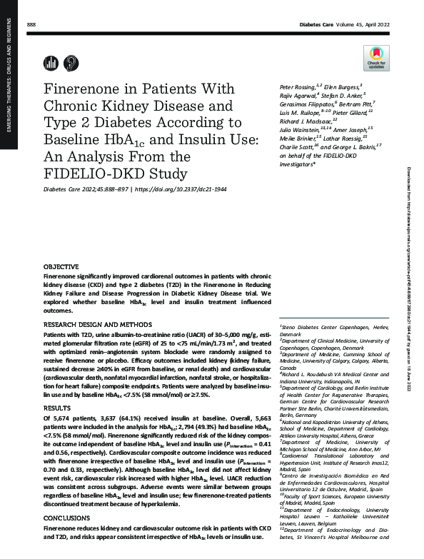(PDF) Finerenone in Patients With Chronic Kidney Disease and Type 2 ...