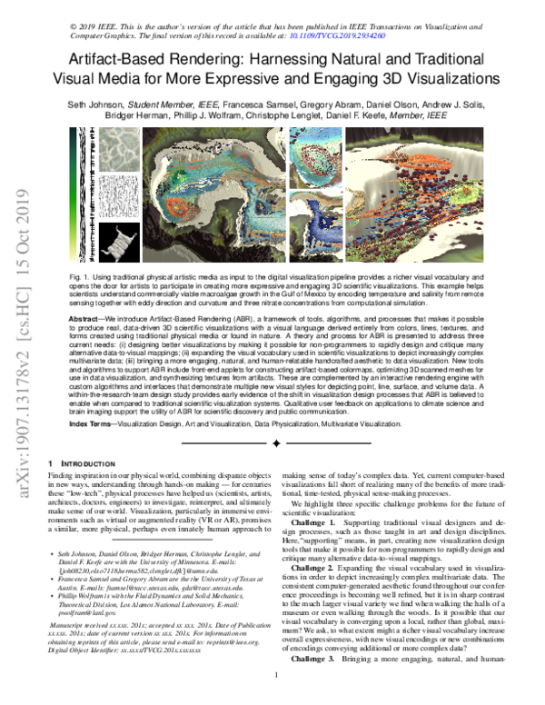 (PDF) Artifact-Based Rendering: Harnessing Natural and Traditional Visual Media for More ...