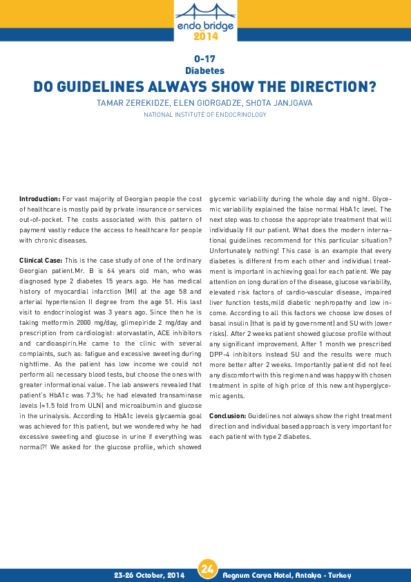 (PDF) Do Guidelines Always Show the Direction?